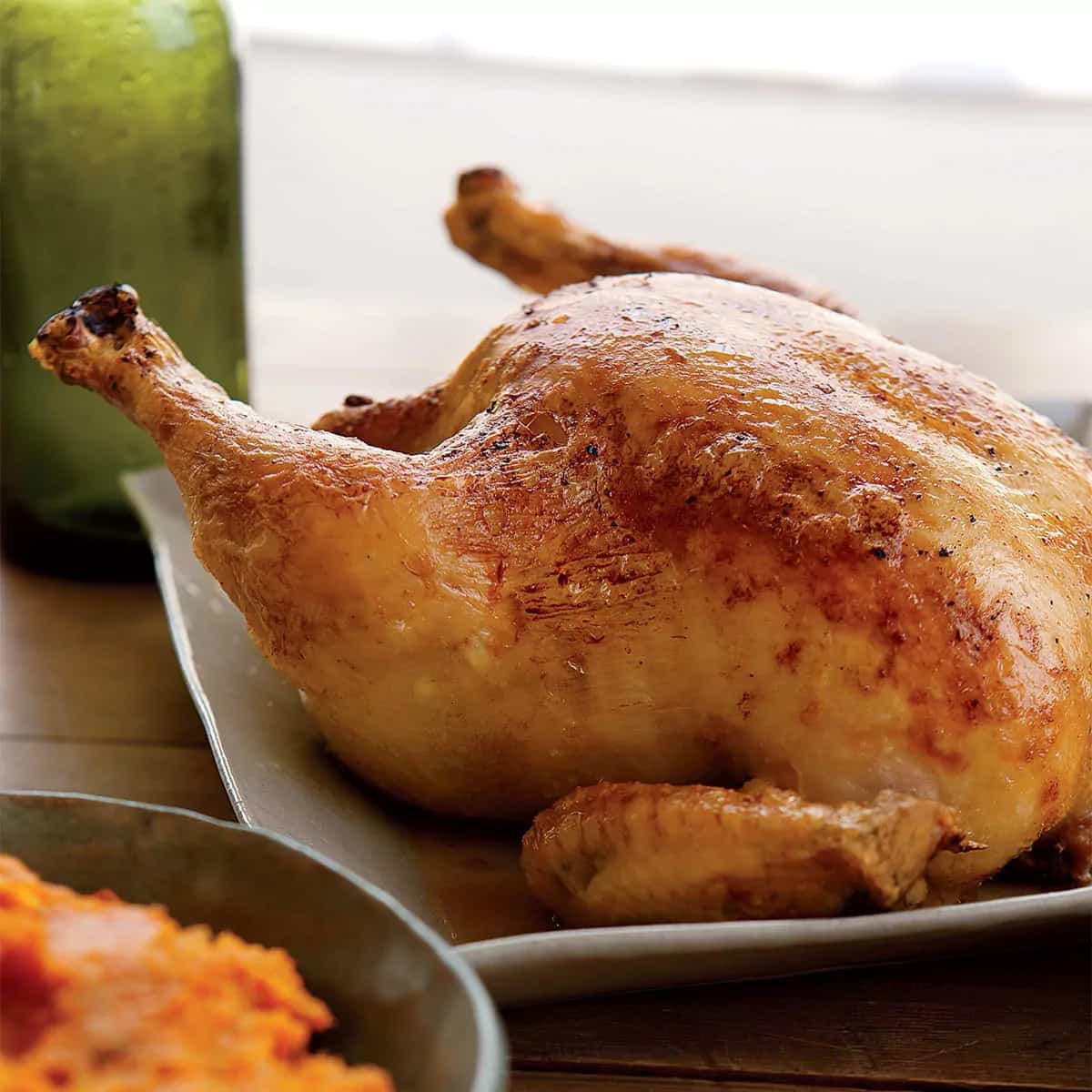 How to make Roast Chicken With Root Vegetable Puree Recipe