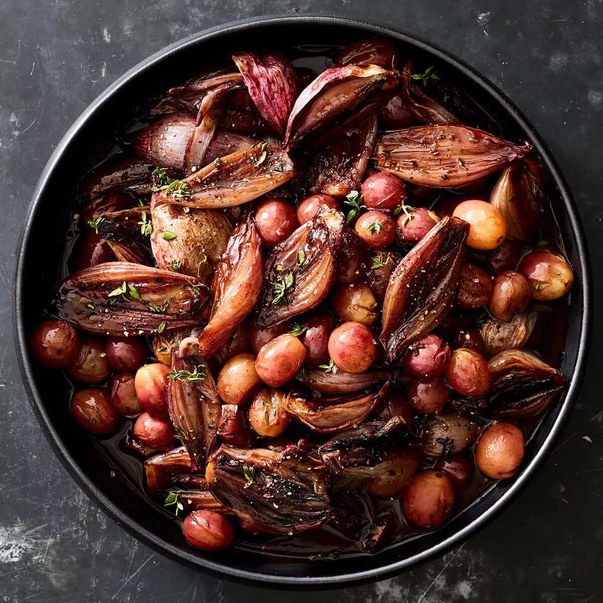 How to make Roasted Shallot & Grape Relish Recipe