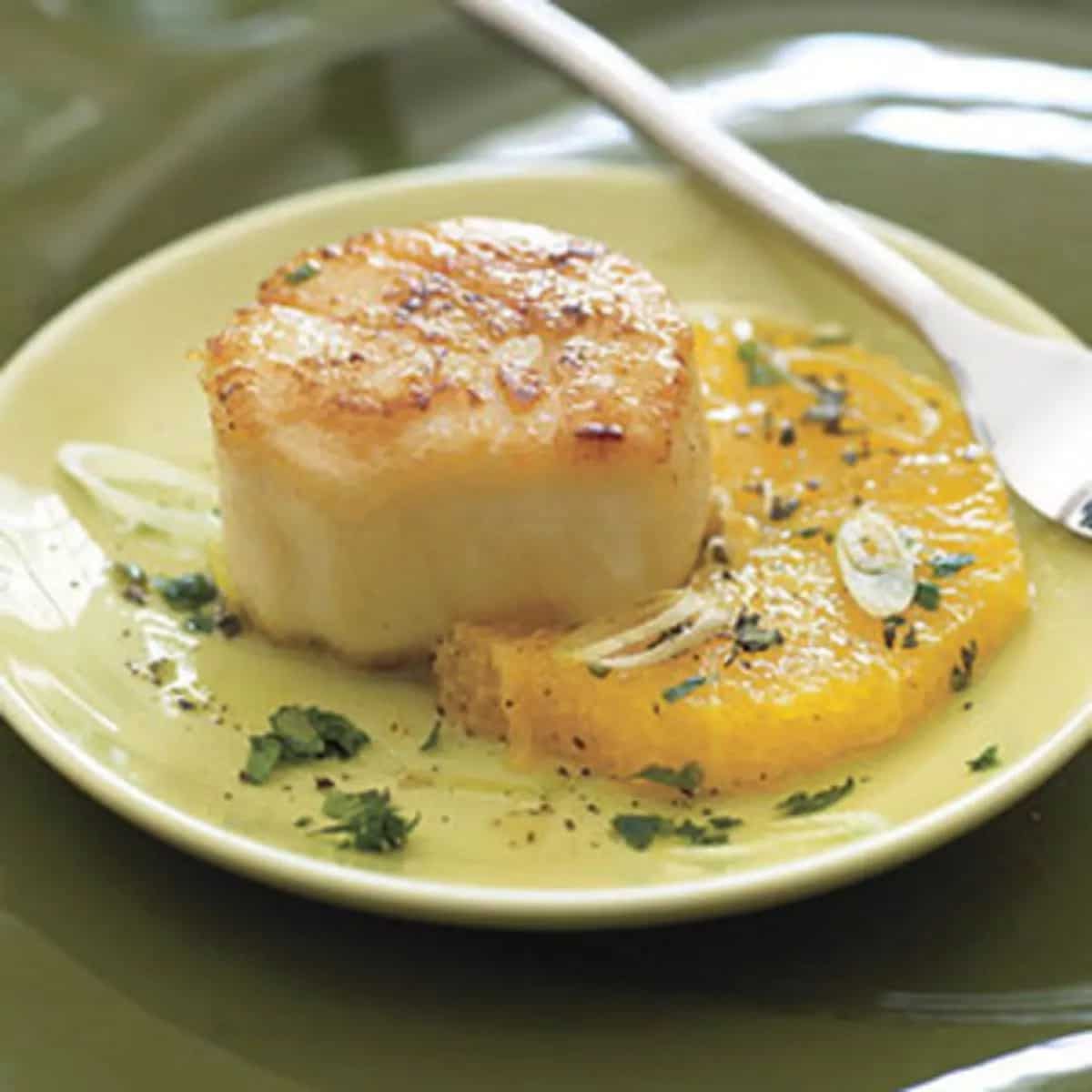 How to make Scallops With Sicilian Orange Salad Recipe