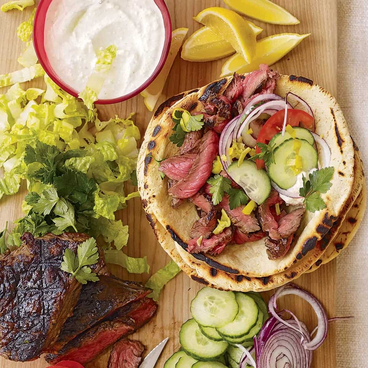 How to make Sliced Steak Gyros Recipe