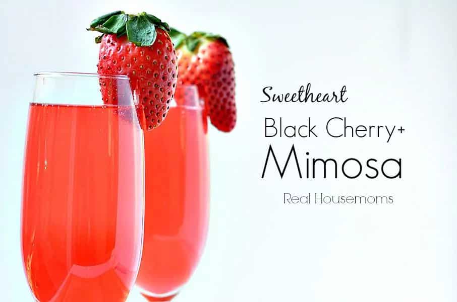 How to make Sweetheart Black Cherry Mimosa Recipe