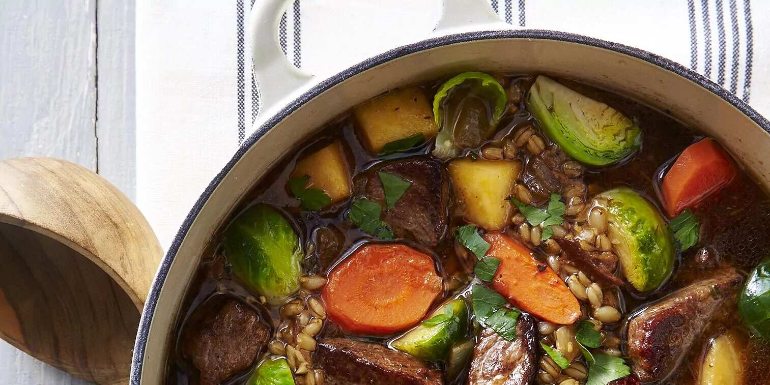 How to make Beef-and-barley Soup With Porcini Recipe