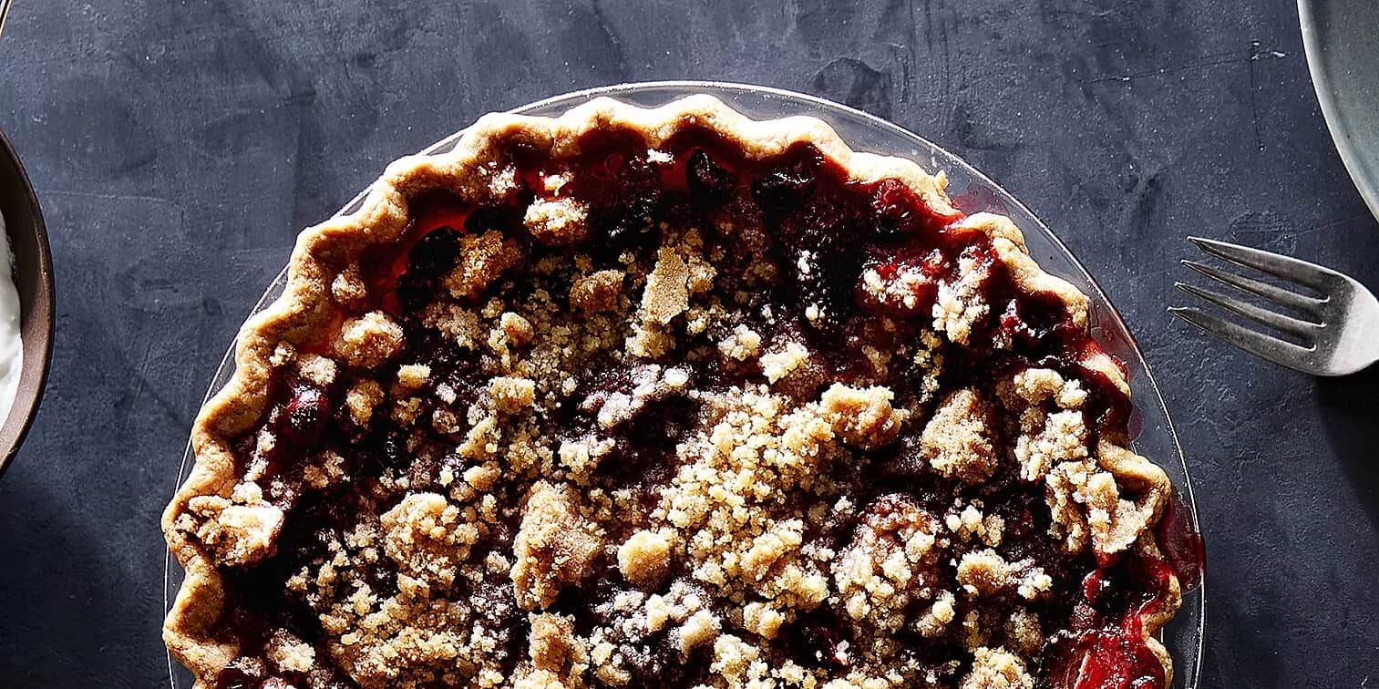 How to make Cranberry-strawberry Crumb Pie Recipe