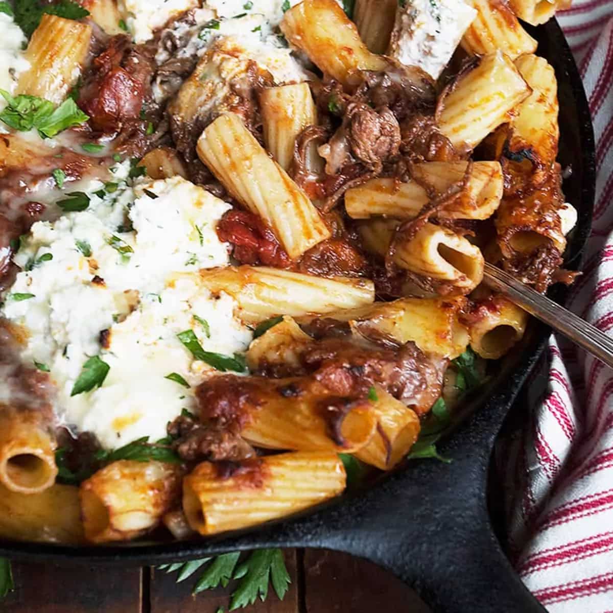 How to make Rigatoni With Brisket Ragu And Ricotta Recipe