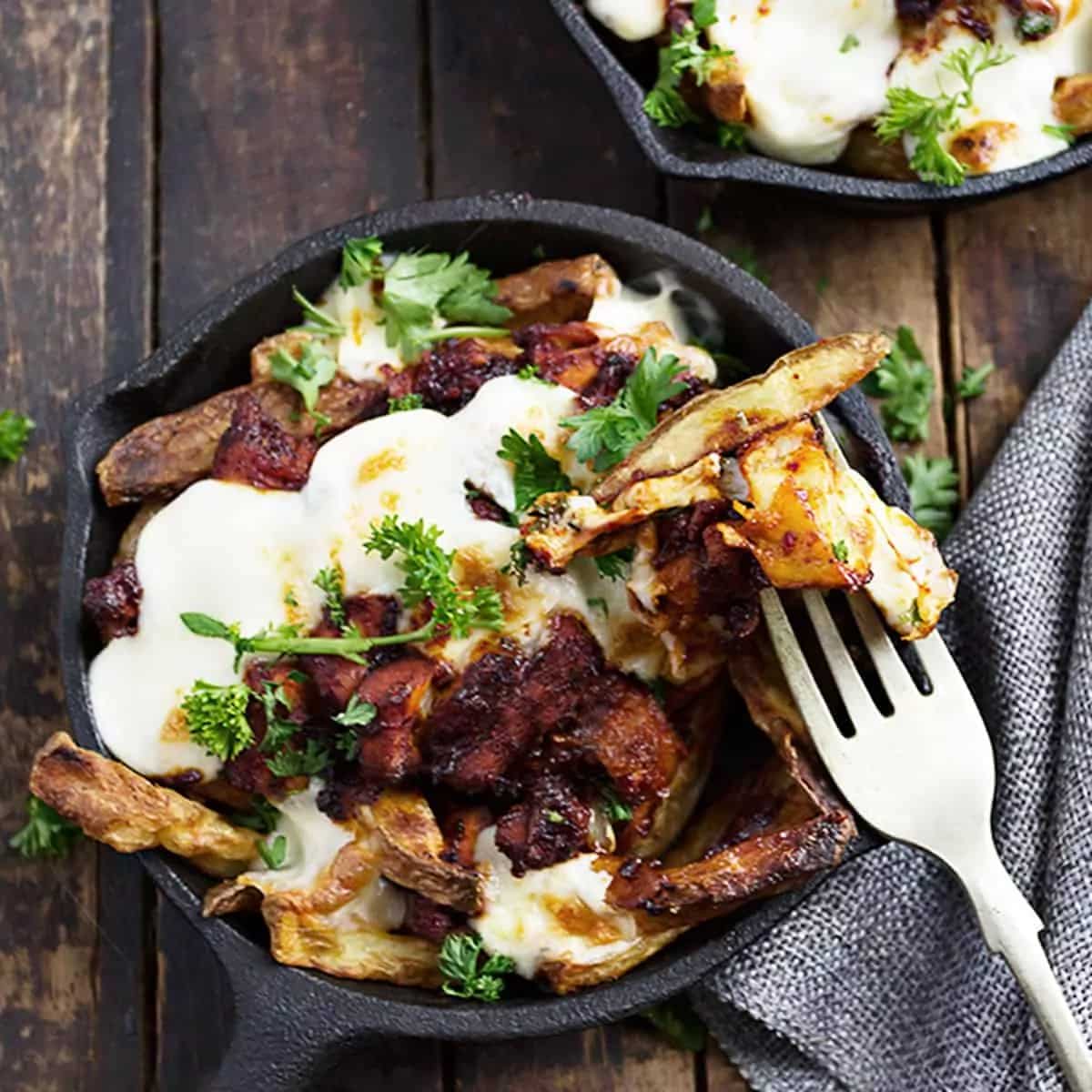 How to make Korean Fire Chicken Cheese Fries Recipe
