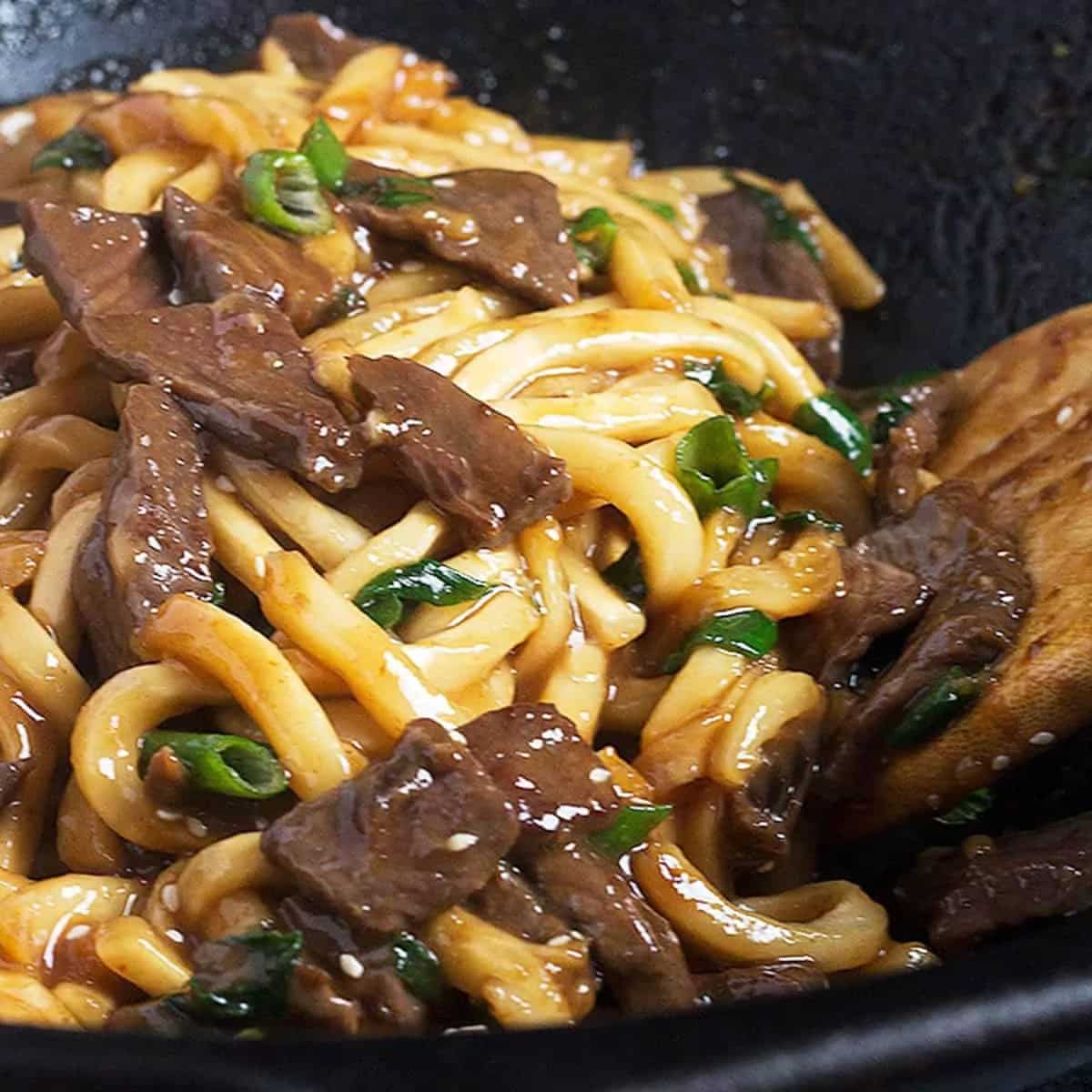 How to make Mongolian Beef Udon Recipe