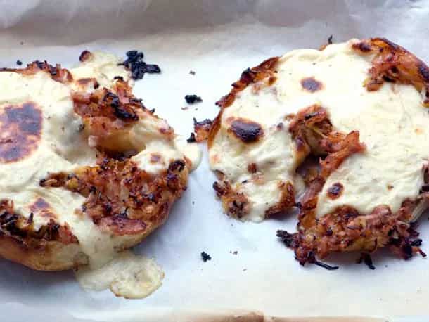 How to make Ham And Leek Sandwich With Cheddar Sauce Recipe