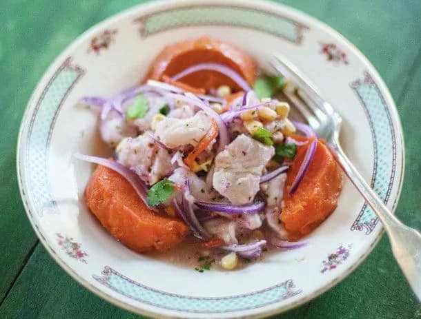 How to make Peruvian-style Flounder Ceviche Recipe