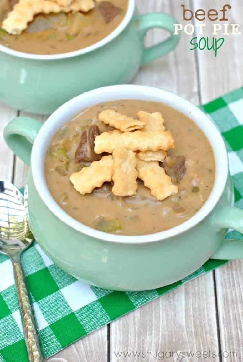 How to make Beef Pot Pie Soup Recipe