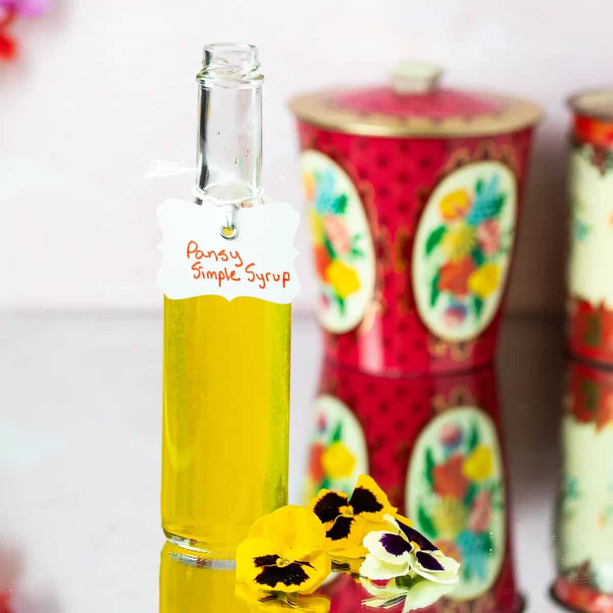 How to make Pansy Syrup Recipe