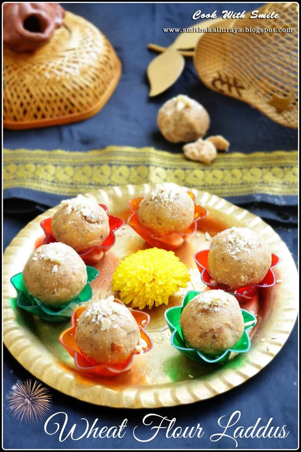 How to make Wheat Flour Laddu Recipe