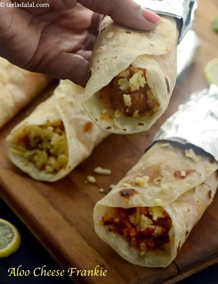 How to make Aloo Cheese Frankie Recipe