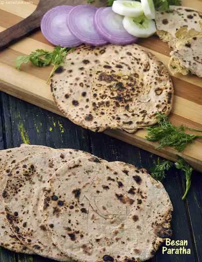 How to make Besan Paratha Recipe