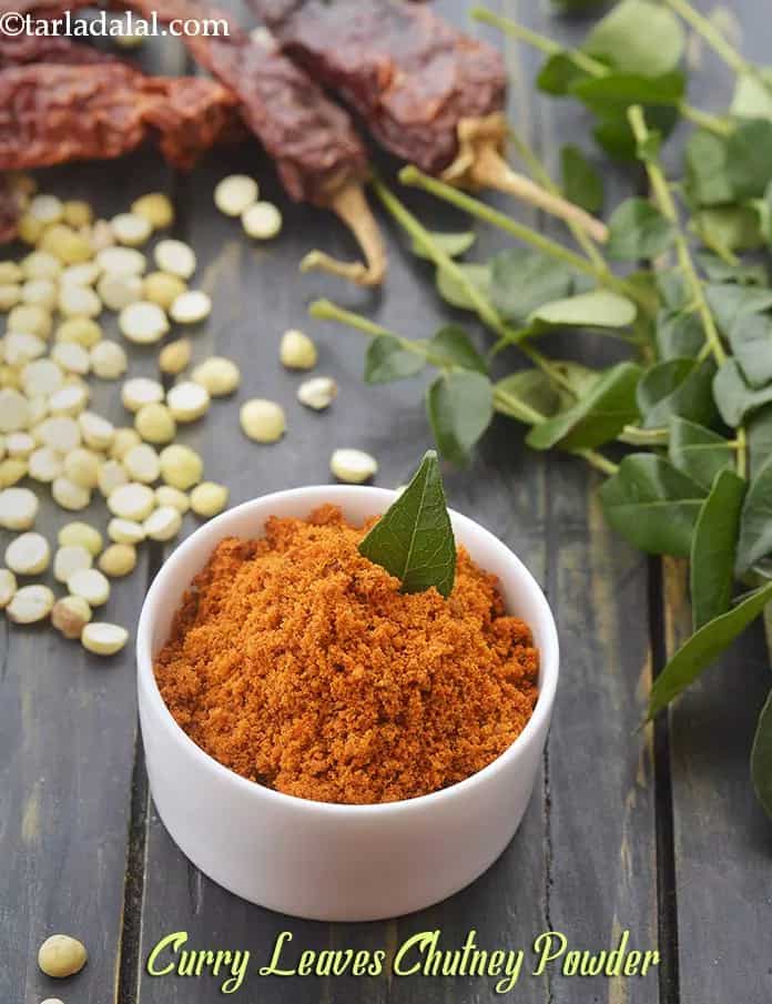 How to make Curry Leaves Chutney Powder Recipe