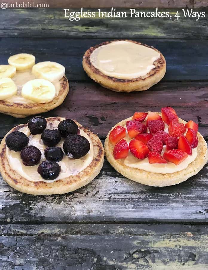 How to make Eggless Indian Pancakes Recipe