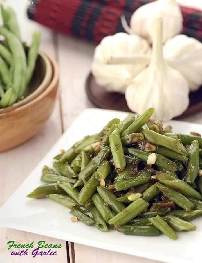 How to make French Beans With Garlic Recipe