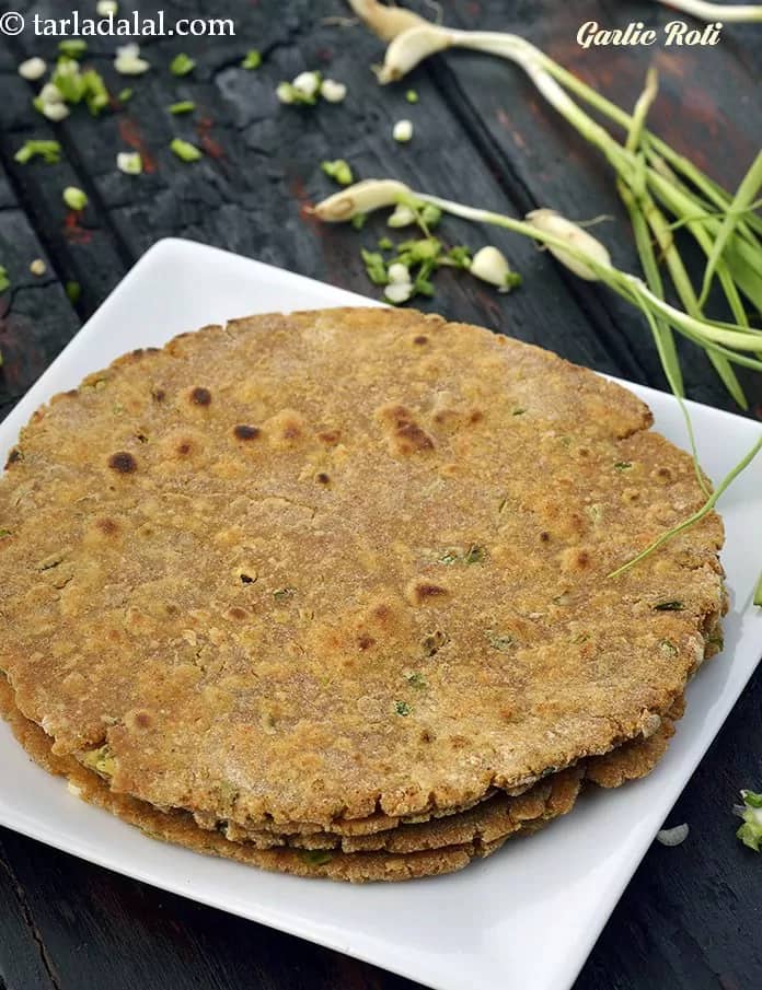 How to make Garlic Roti Recipe