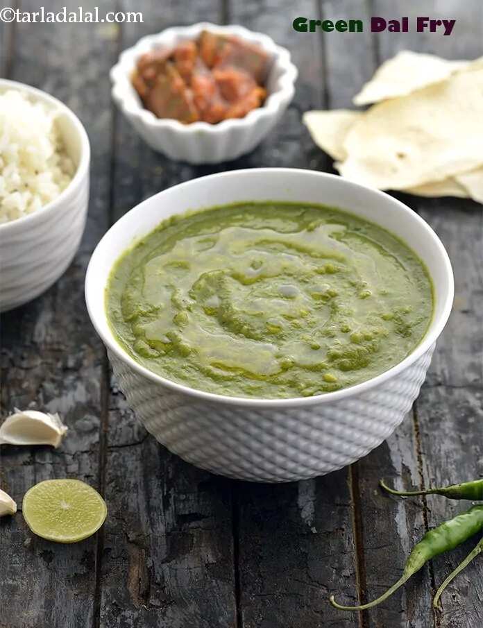 How to make Green Dal Fry Recipe