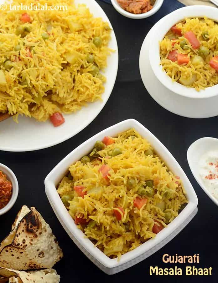 How to make Gujarati Masala Bhaat Recipe