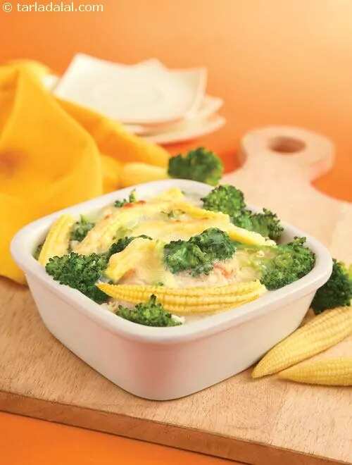 how to make broccoli and baby corn vegetable