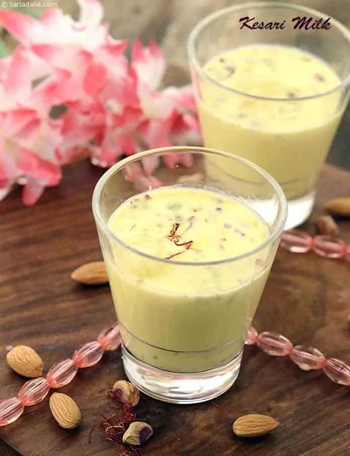 How to make Kesari Milk Recipe