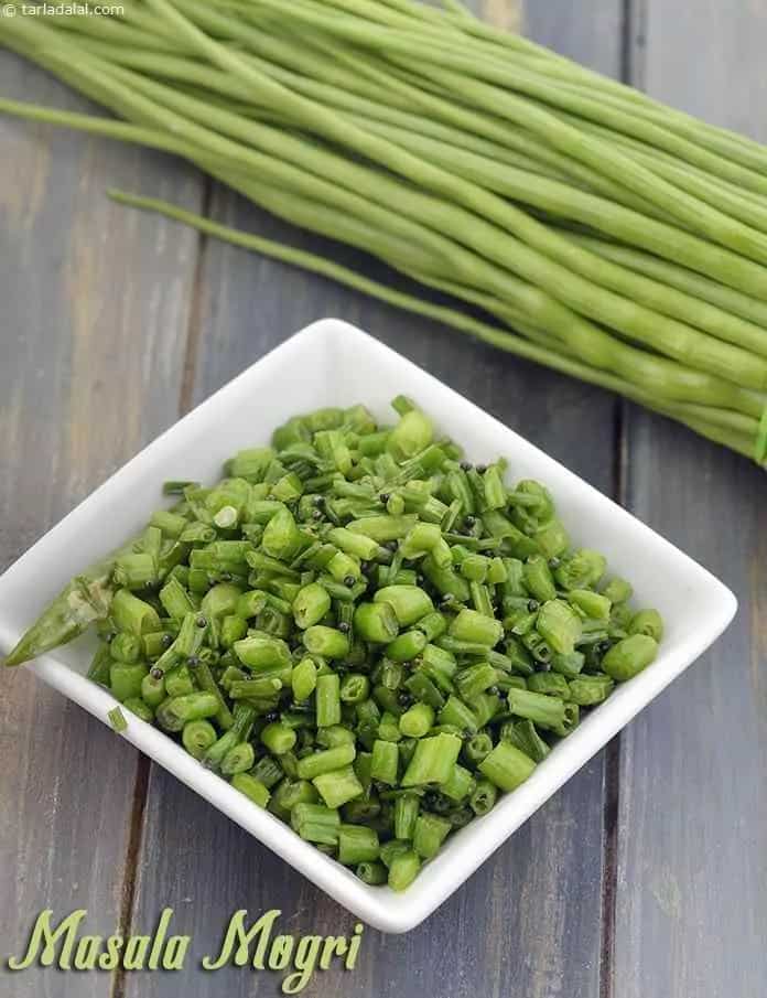 How to make Green Mogri Subzi Recipe