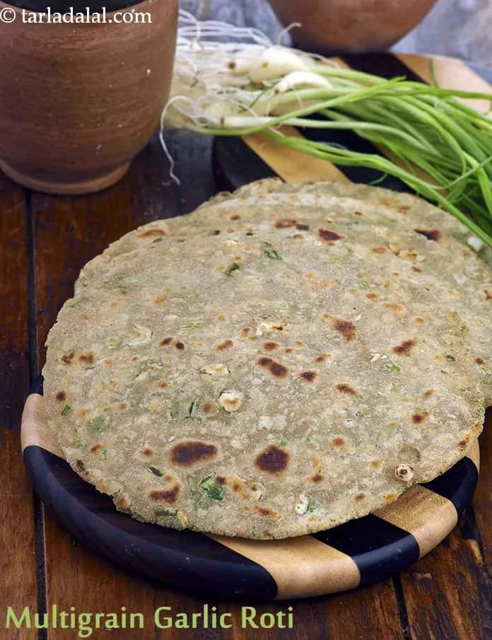 How to make Multigrain Garlic Roti Recipe