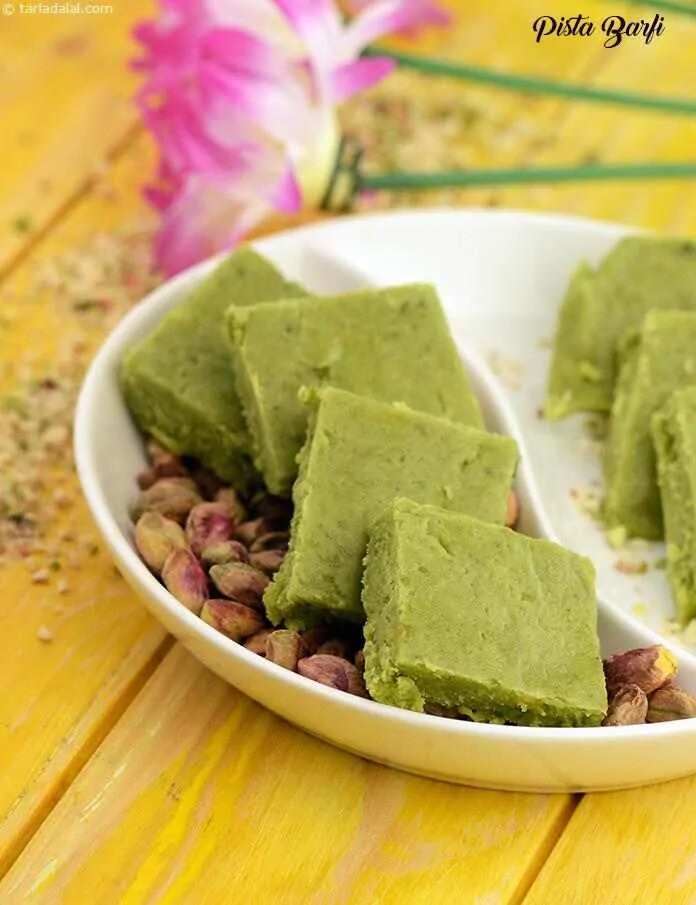 How to make Pista Barfi Recipe
