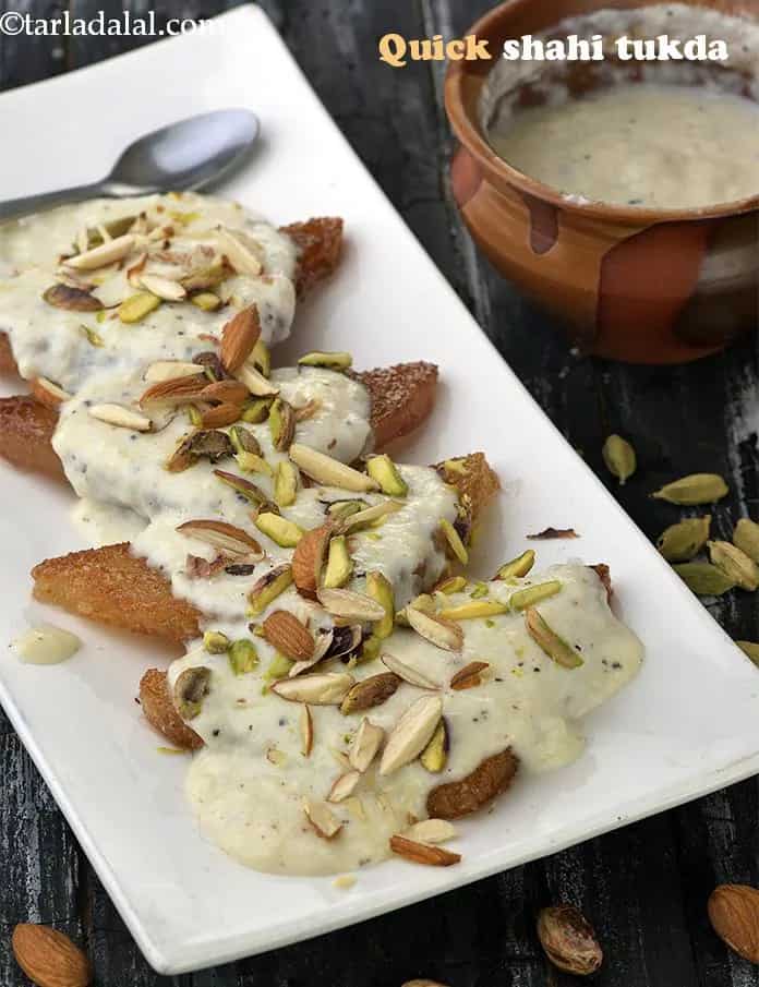 How to make Quick Shahi Tukda Recipe