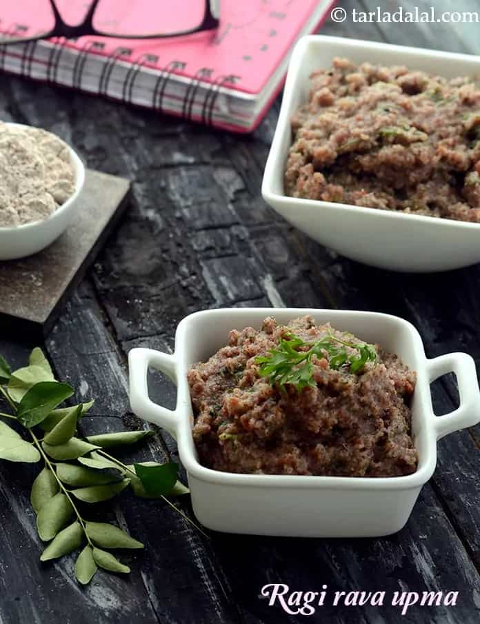 How to make Ragi Rava Upma Recipe