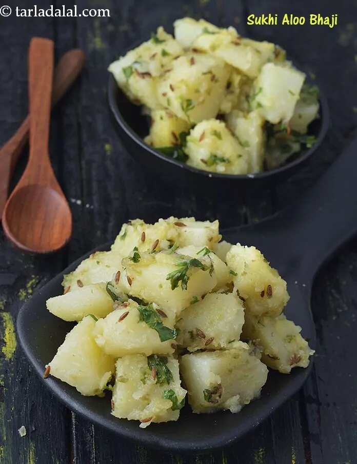 How to make Dry Potato Sabzi Recipe