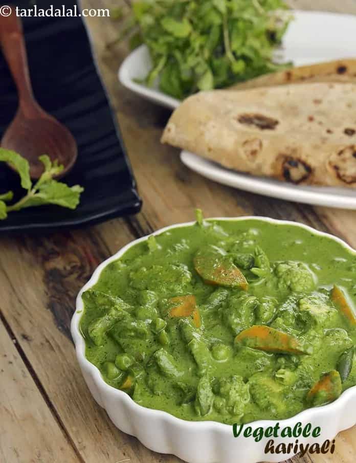 How to make Vegetable Hariyali Recipe