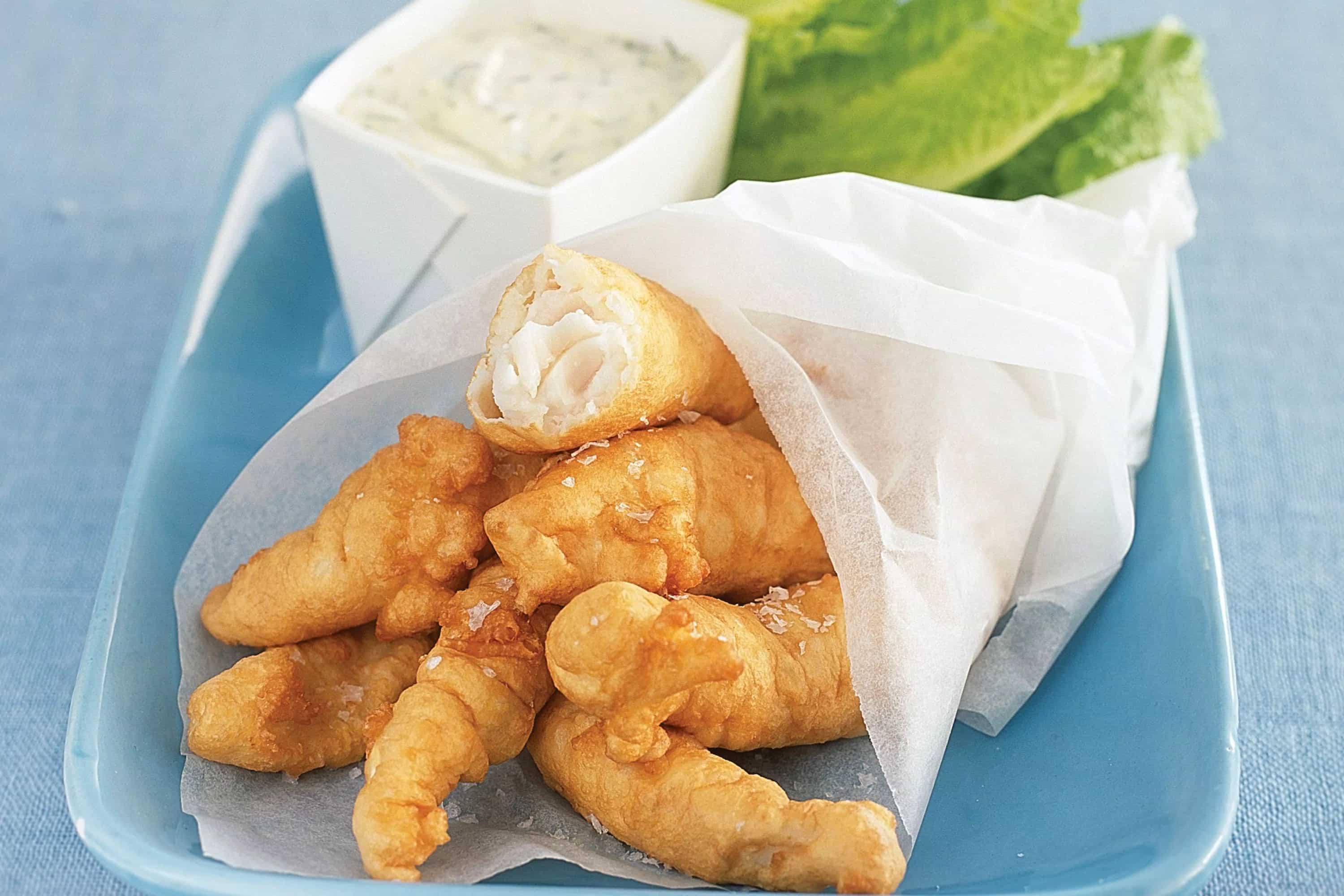 How to make Battered Flathead With Lemon And Dill Sauce Recipe