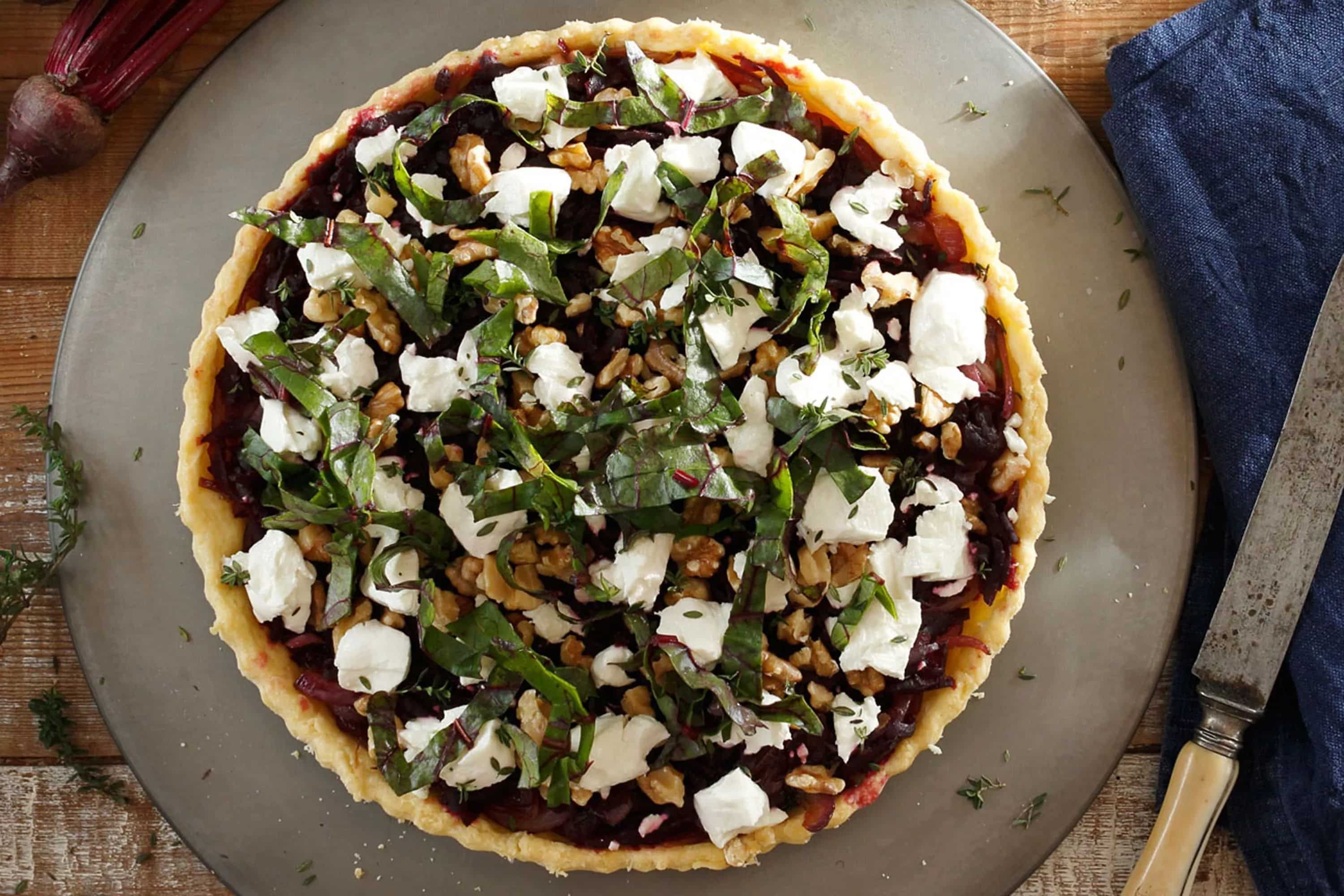 How To Make Beetroot And Goats Cheese Tart Recipe