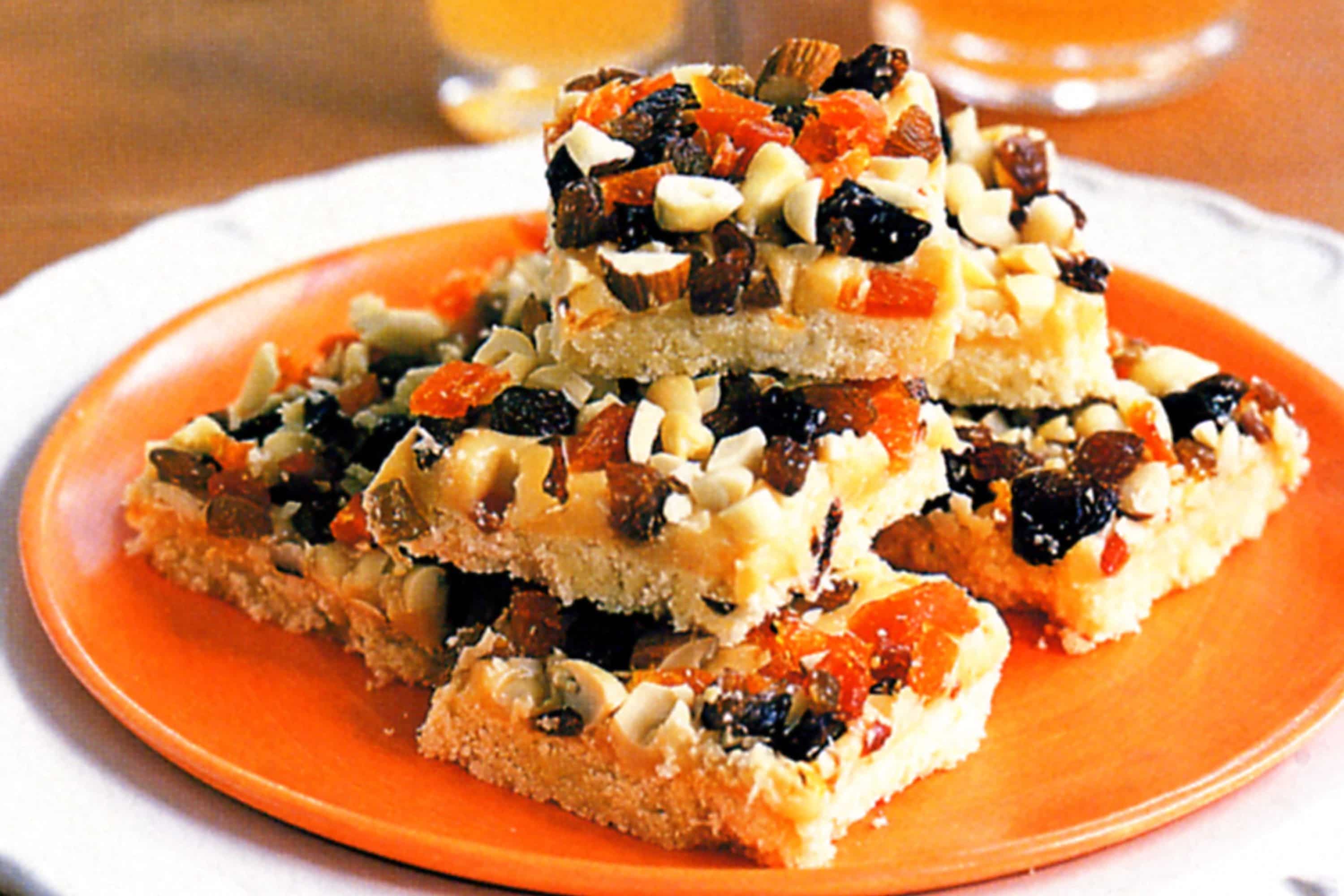 How to make Caramel Fruit And Nut Slice Recipe