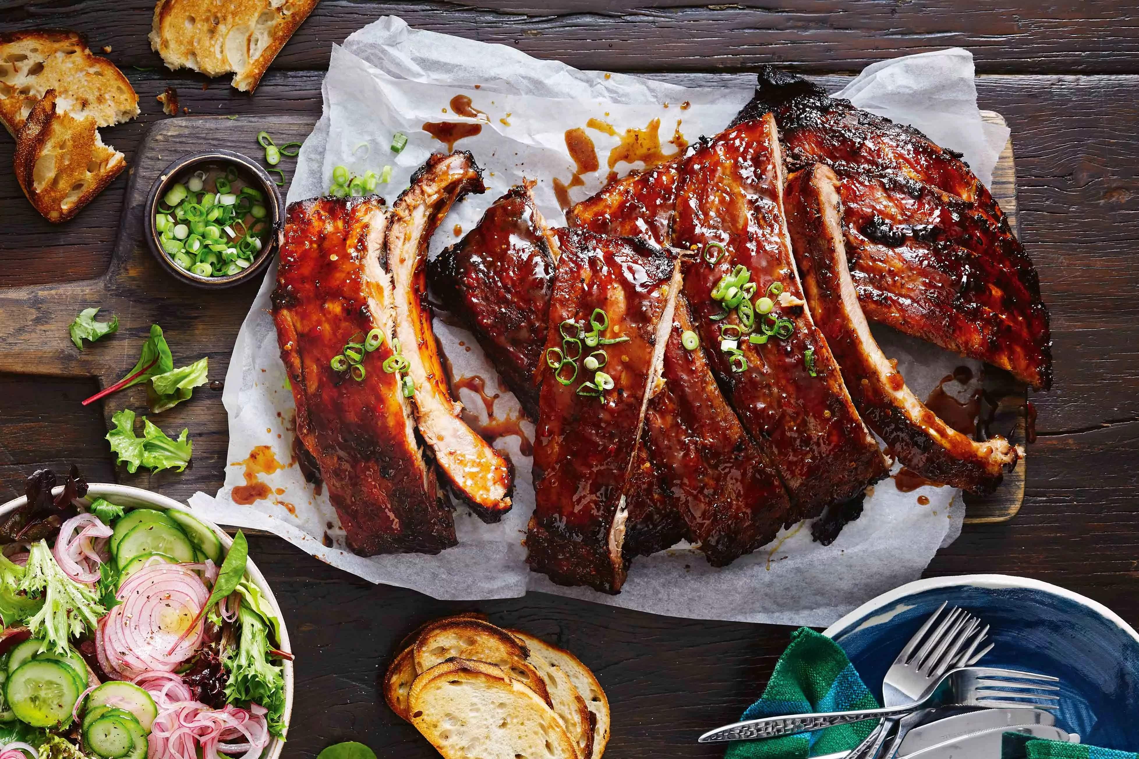 How to make Caramelised Rum-glazed Pork Ribs Recipe