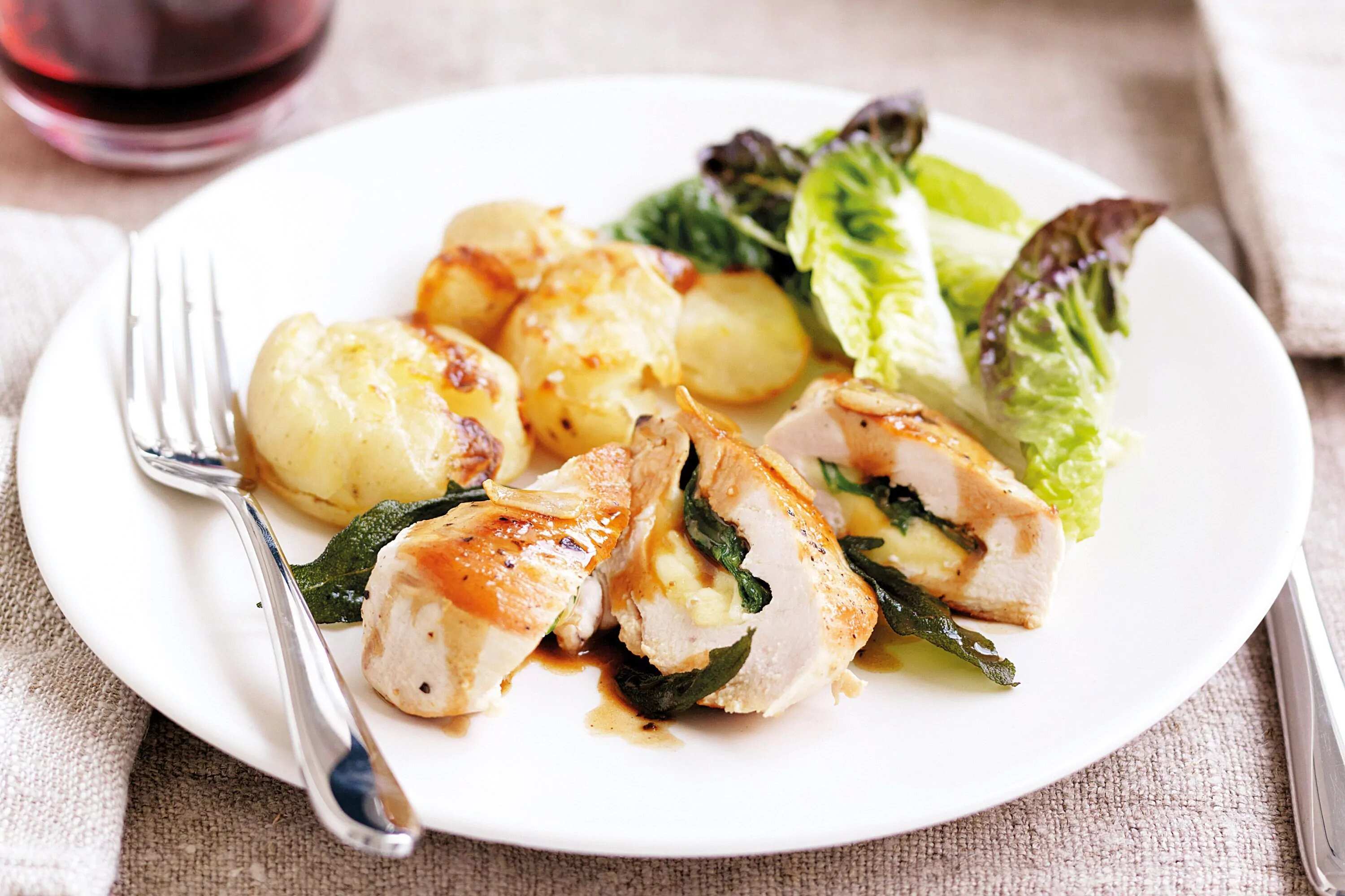 How to make Cheese And Sage Stuffed Chicken Recipe