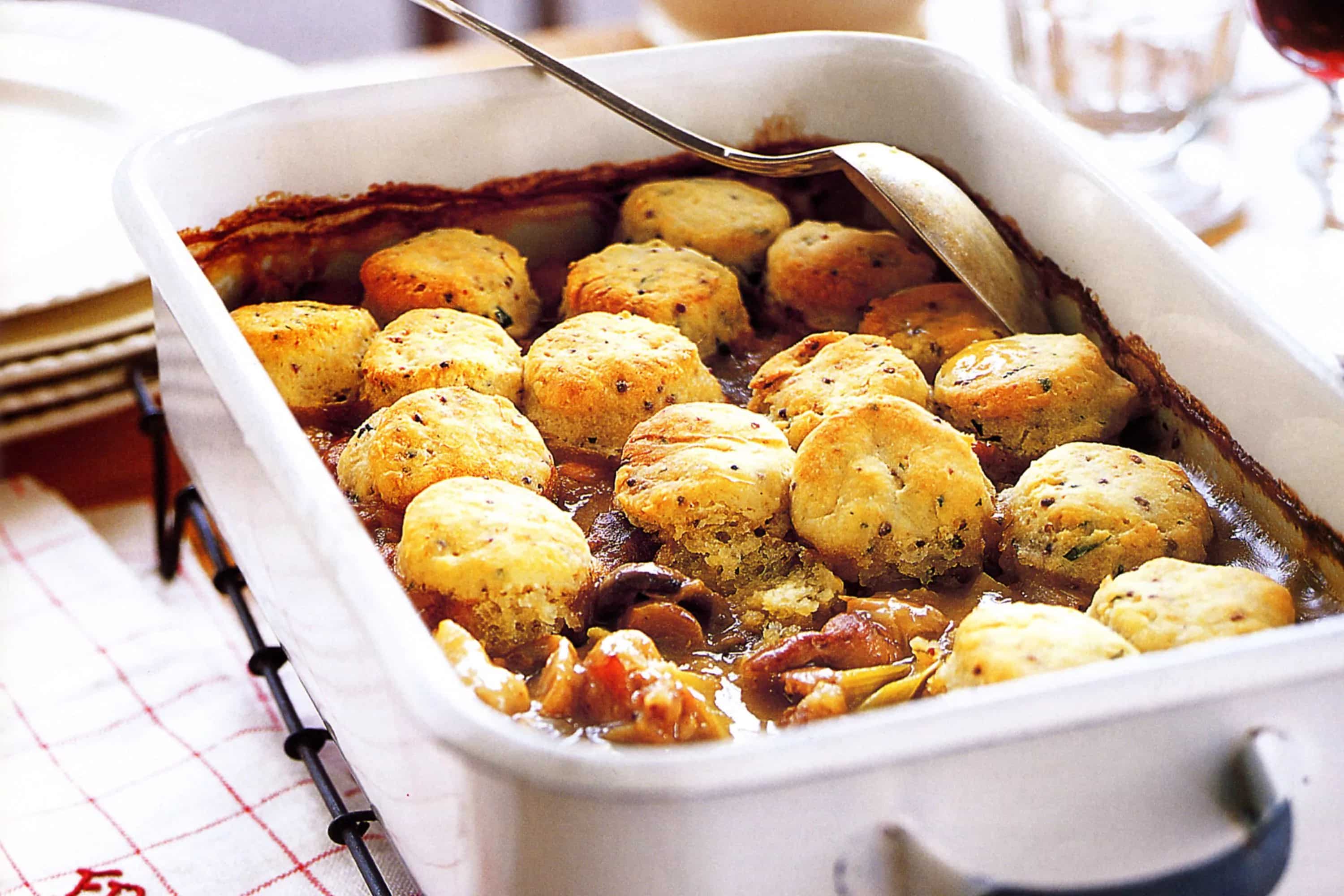How to make Chicken And Leek Casserole With Tarragon Dumplings Recipe