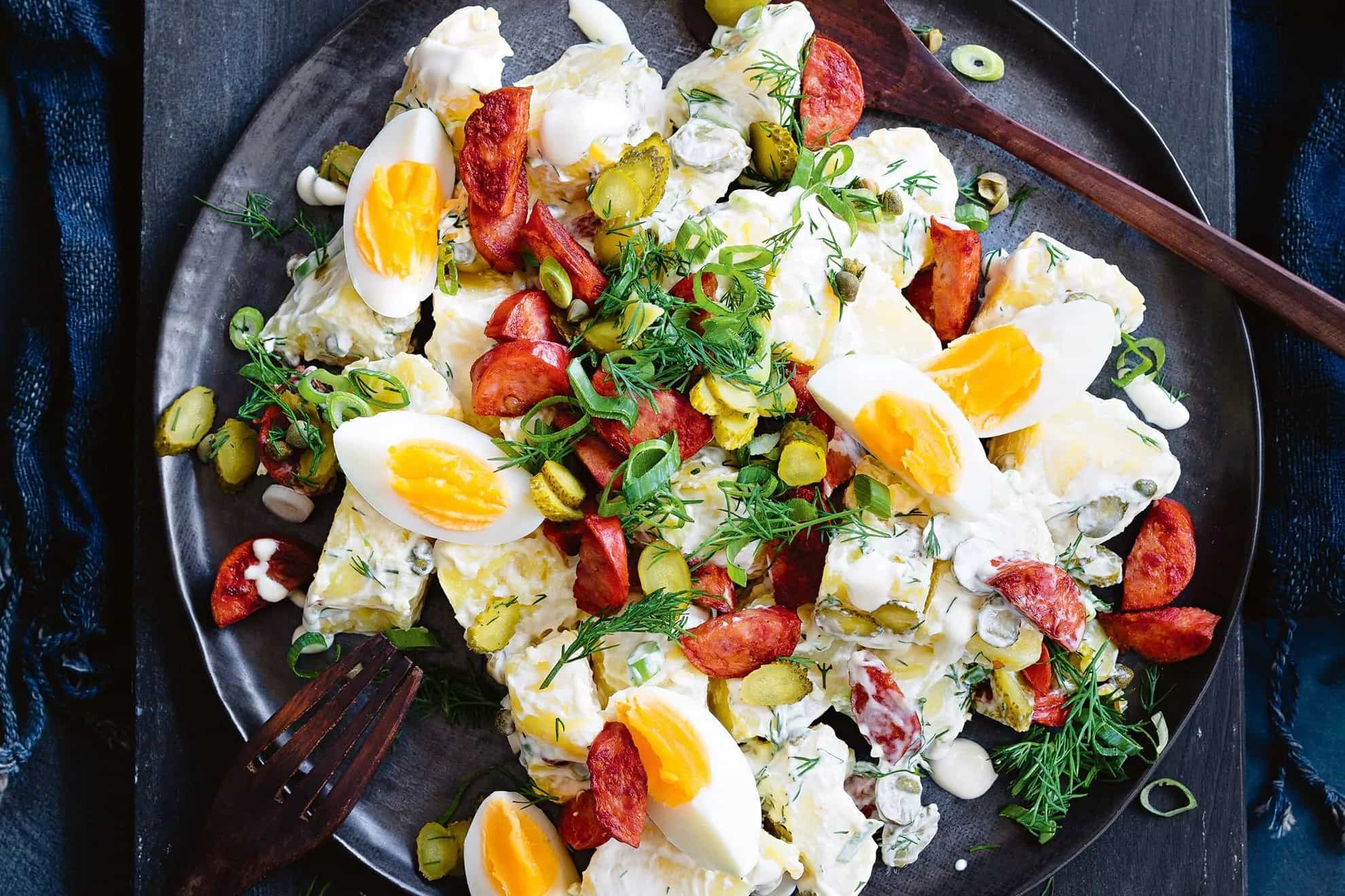 How to make Dill And Kransky Potato Salad Recipe