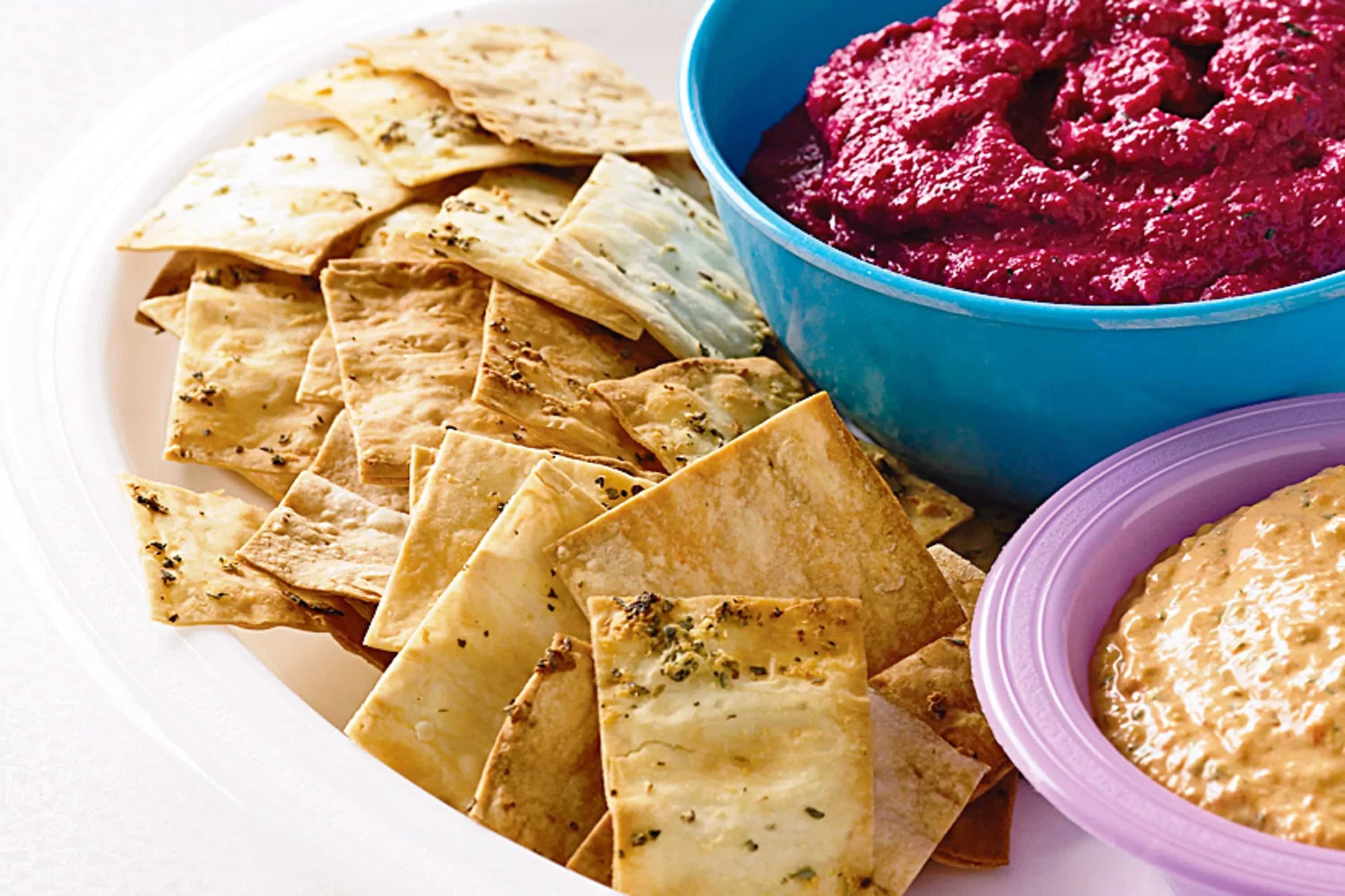 How to make Garlic And Herb Lavash Crisps Recipe