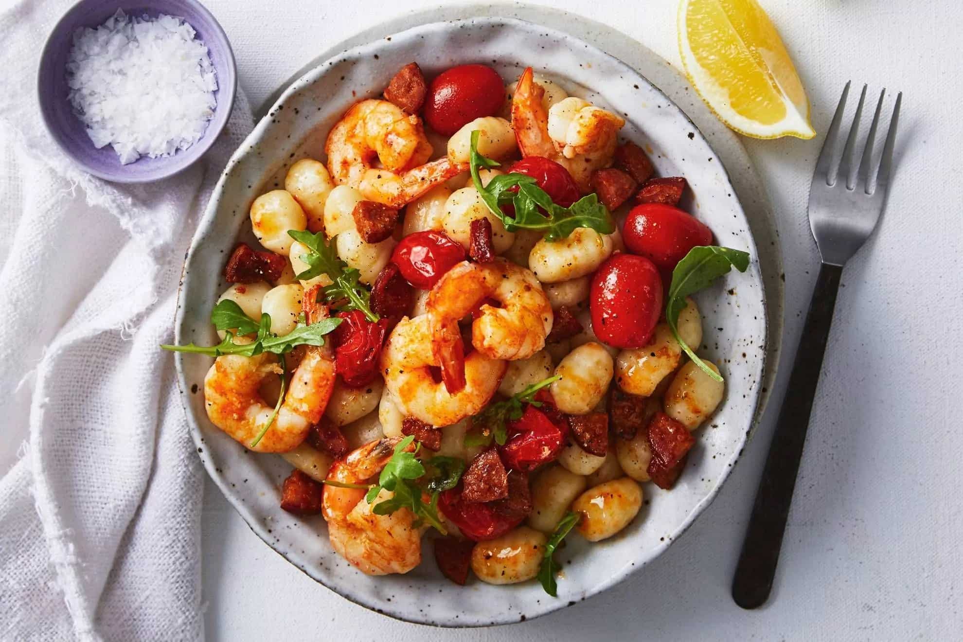 How to make Gnocchi With Prawns And Chorizo Recipe