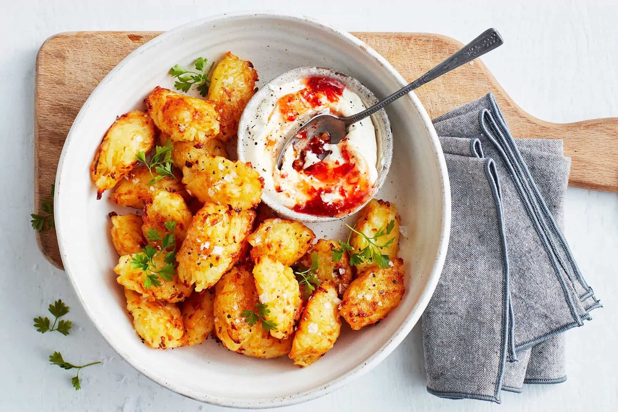 How to make Homemade Cheesy Potato Gems Recipe