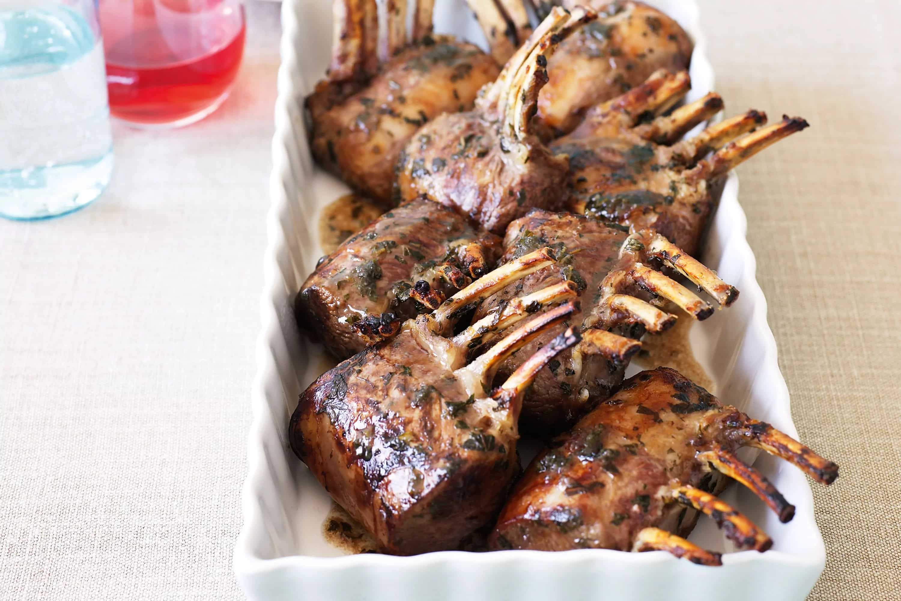 How to make Honey-mint Glazed Lamb Recipe