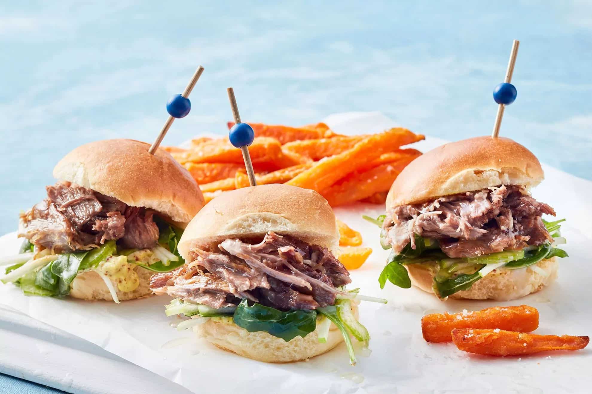 How to make Lamb And Apple Slaw Sliders Recipe