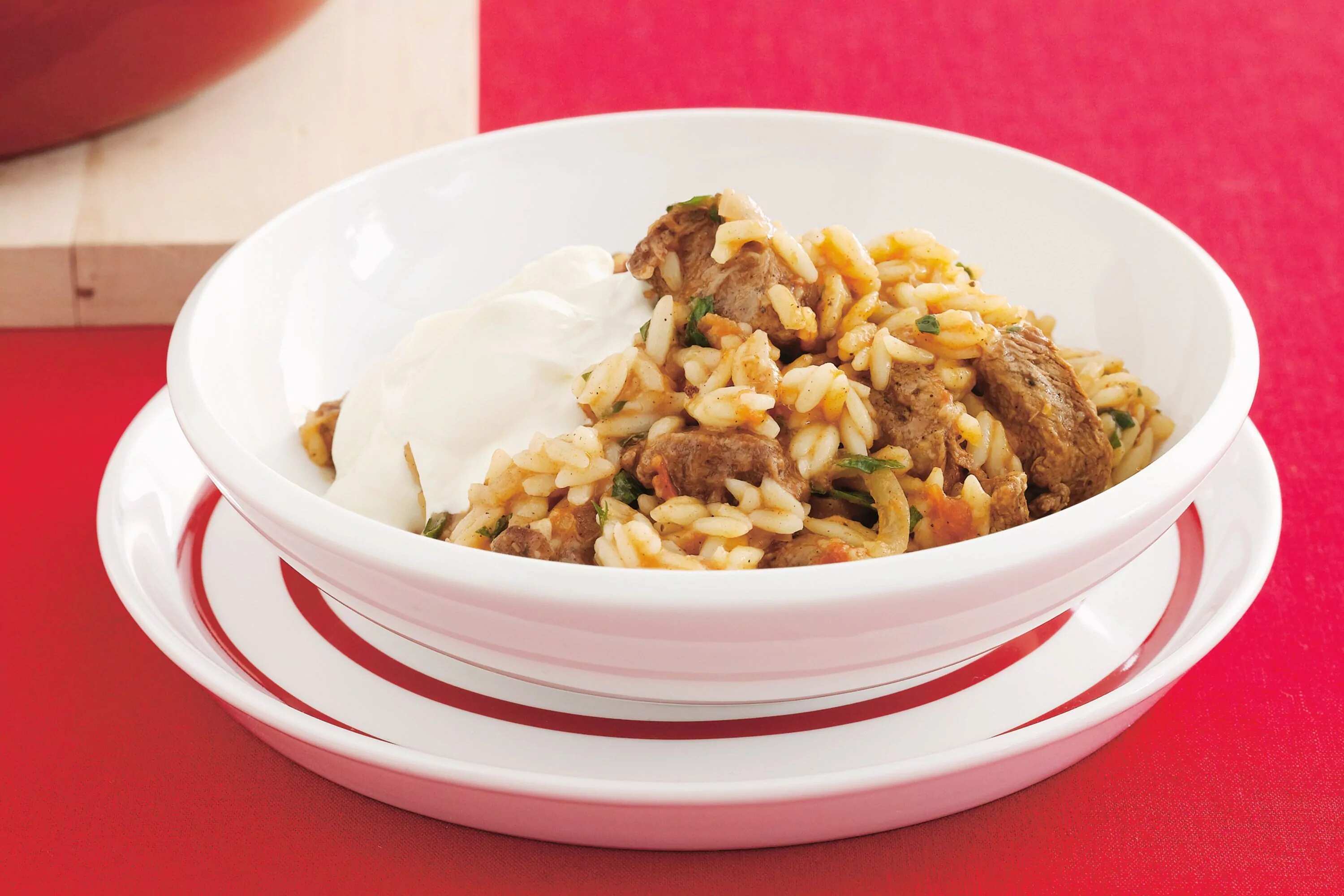 How to make Lamb Tomato And Risoni Bake Recipe