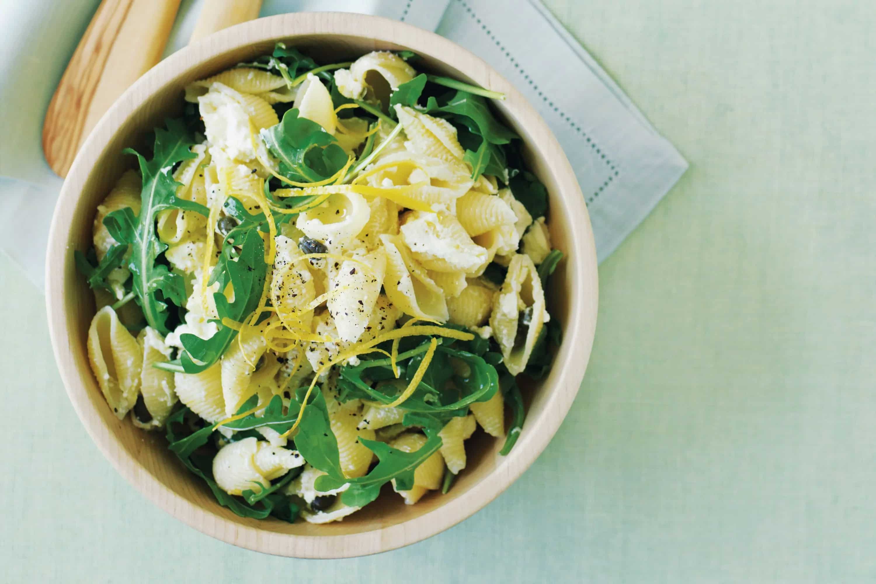 How to make Pasta Salad With Goat's Cheese And Rocket Recipe