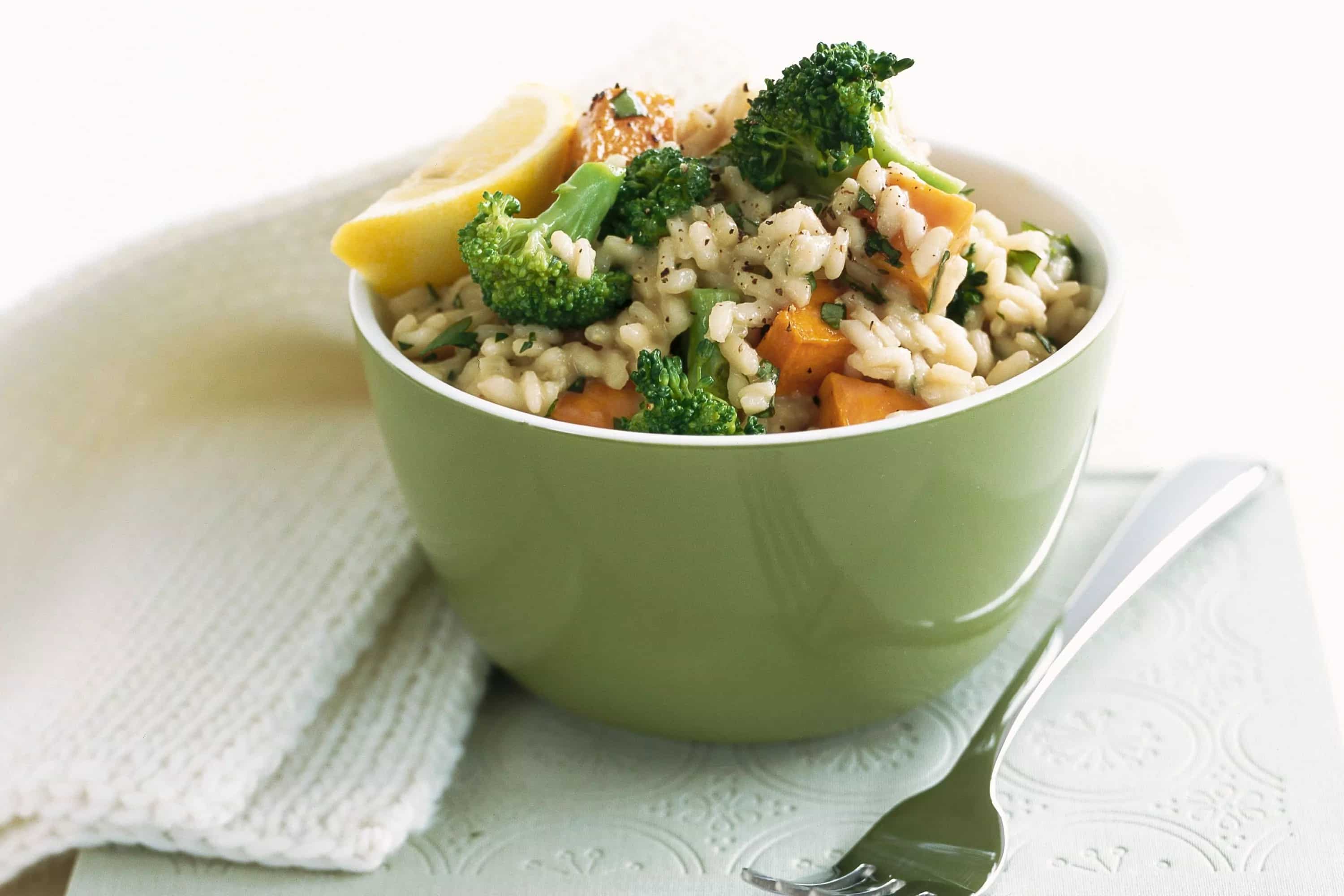 How to make Pumpkin Lemon And Broccoli Risotto Recipe