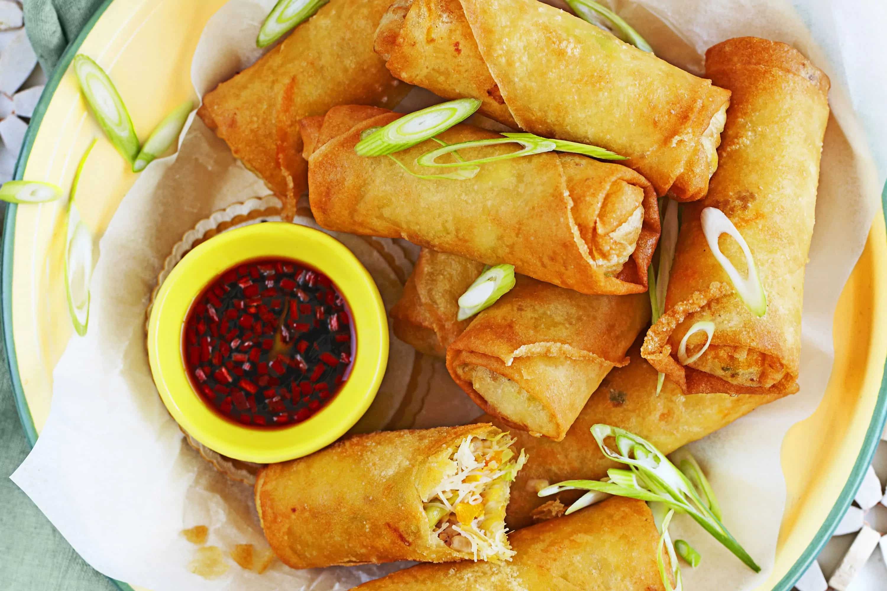 How to make Roast Pork Spring Rolls Recipe
