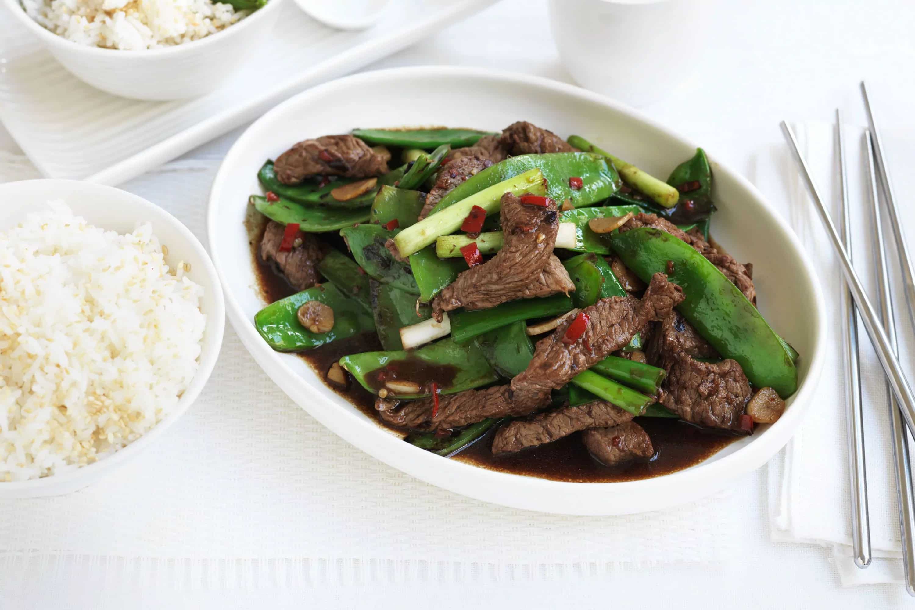 How to make Sizzling Beef With Sesame Rice Recipe