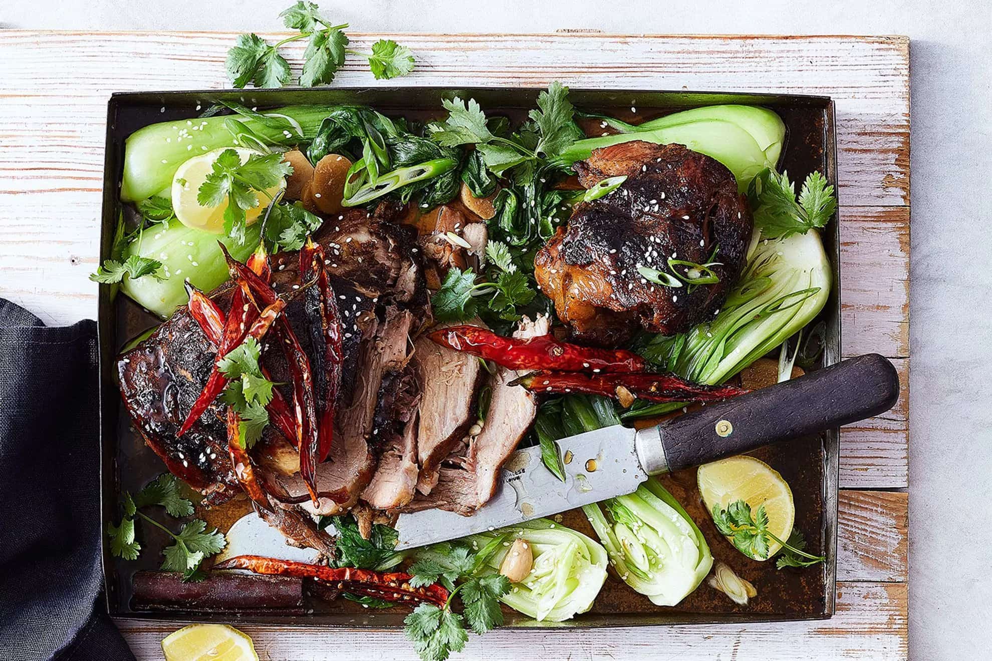 How to make Slow-cooker Sticky Chinese Pork Recipe